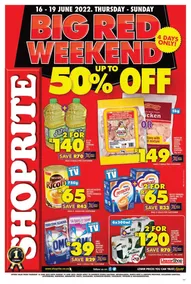 Shoprite Gauteng, Mpumalanga, North West & Limpopo : Big Red Weekend ...