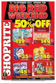 Shoprite Gauteng, Mpumalanga, North West & Limpopo : Big Red Weekend ...