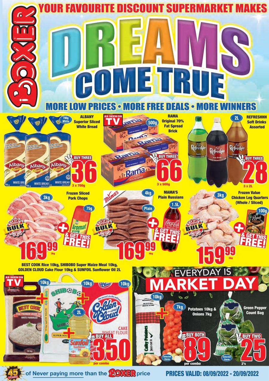 Boxer Super Stores Gauteng : Dreams Come True (8 September - 20 ...