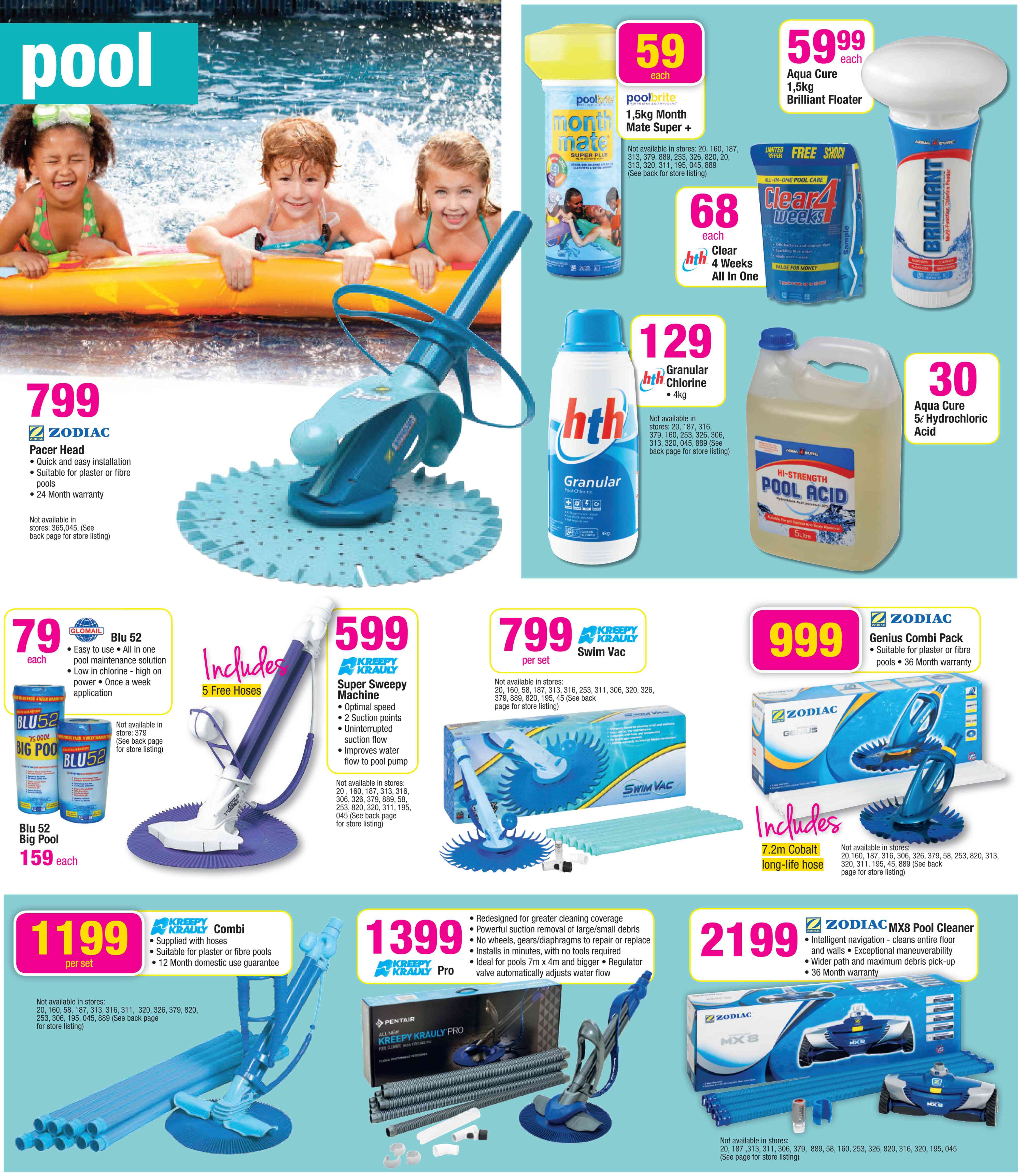 Special HTH Granular Chlorine-4kg — www.guzzle.co.za