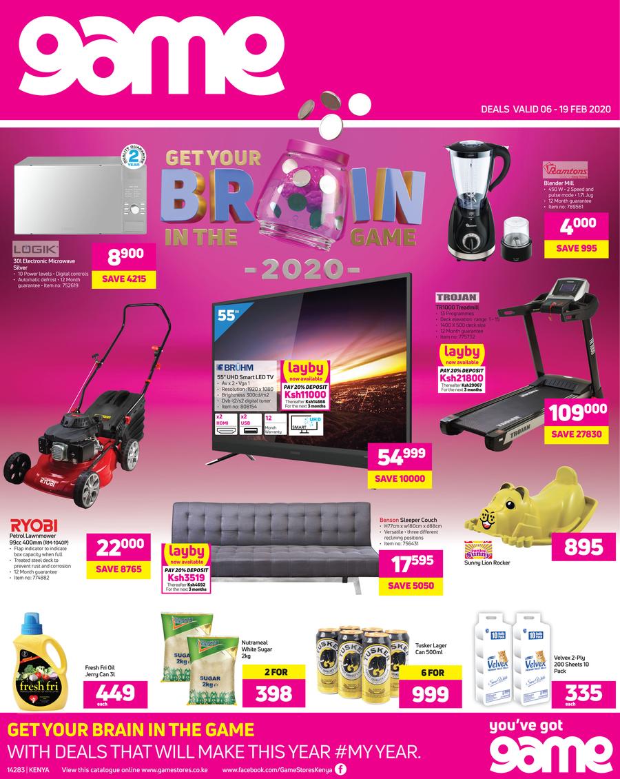 Game Kenya : Get Your Brain In The Game (6 Feb - 19 Feb 2020) — m ...