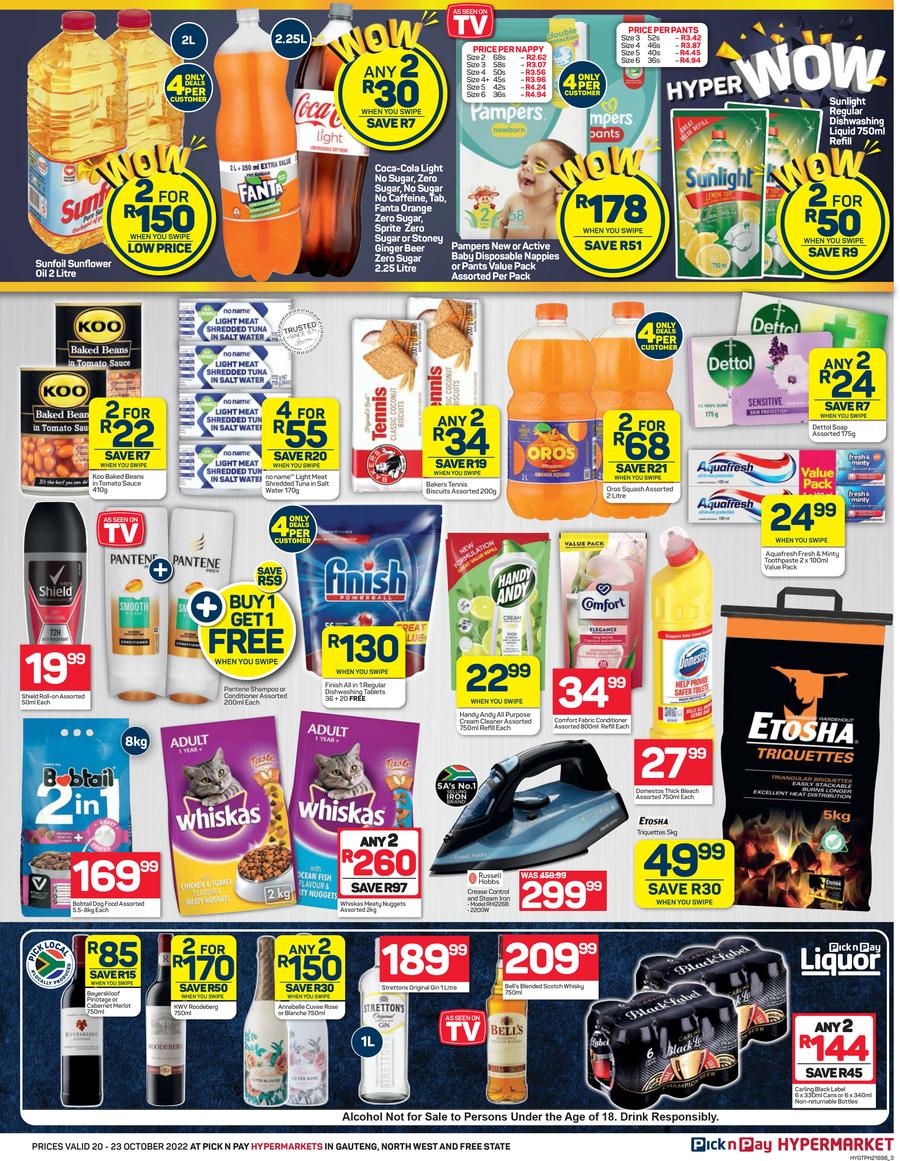 Pick n Pay Hypermarket Gauteng, North West & Free State : Hyper WOW (20 ...