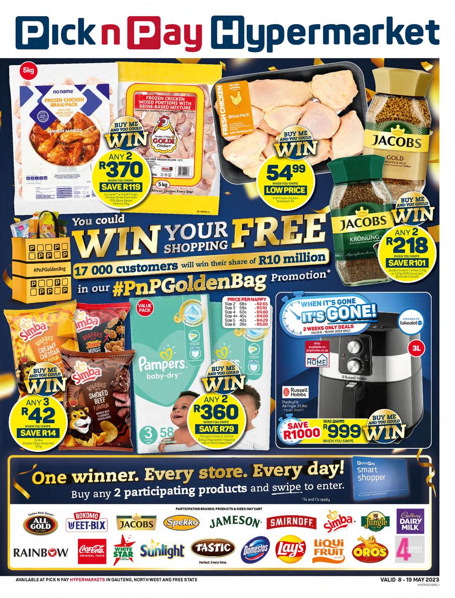 Pick n Pay Hypermarket Gauteng, North West & Free State : Win Your ...