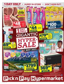 Pick n Pay Hypermarket Western Cape : Gigantic Sale (01 May 2023 Only ...
