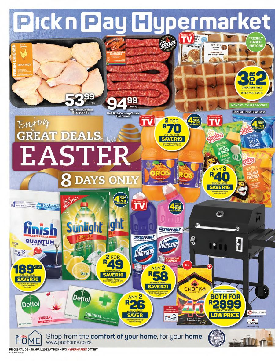 Pick n Pay Hypermarket Western Cape : Enjoy Great Deals This Easter (03 ...