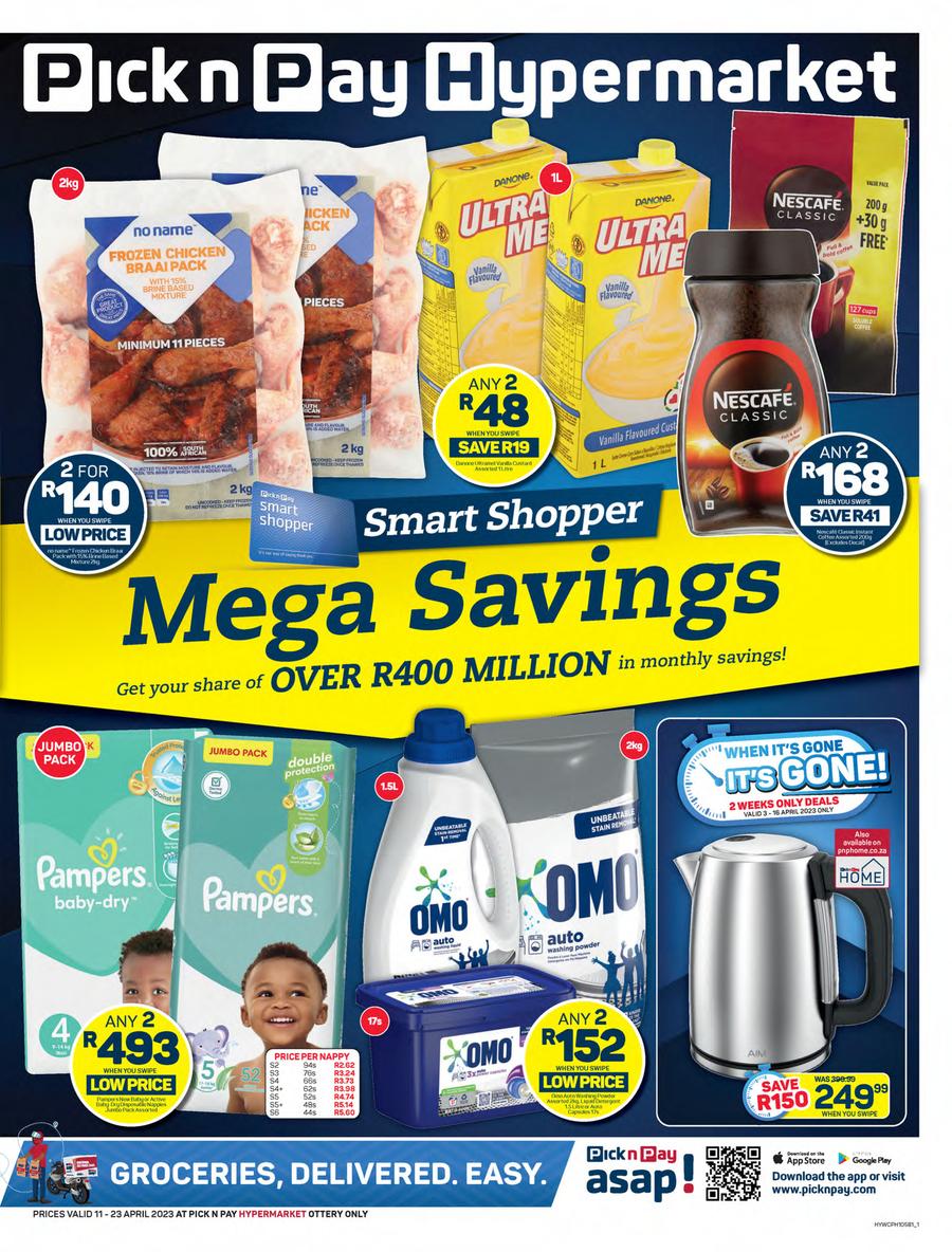 Pick n Pay Hypermarket Western Cape : Mega Savings (11 April - 23 April ...