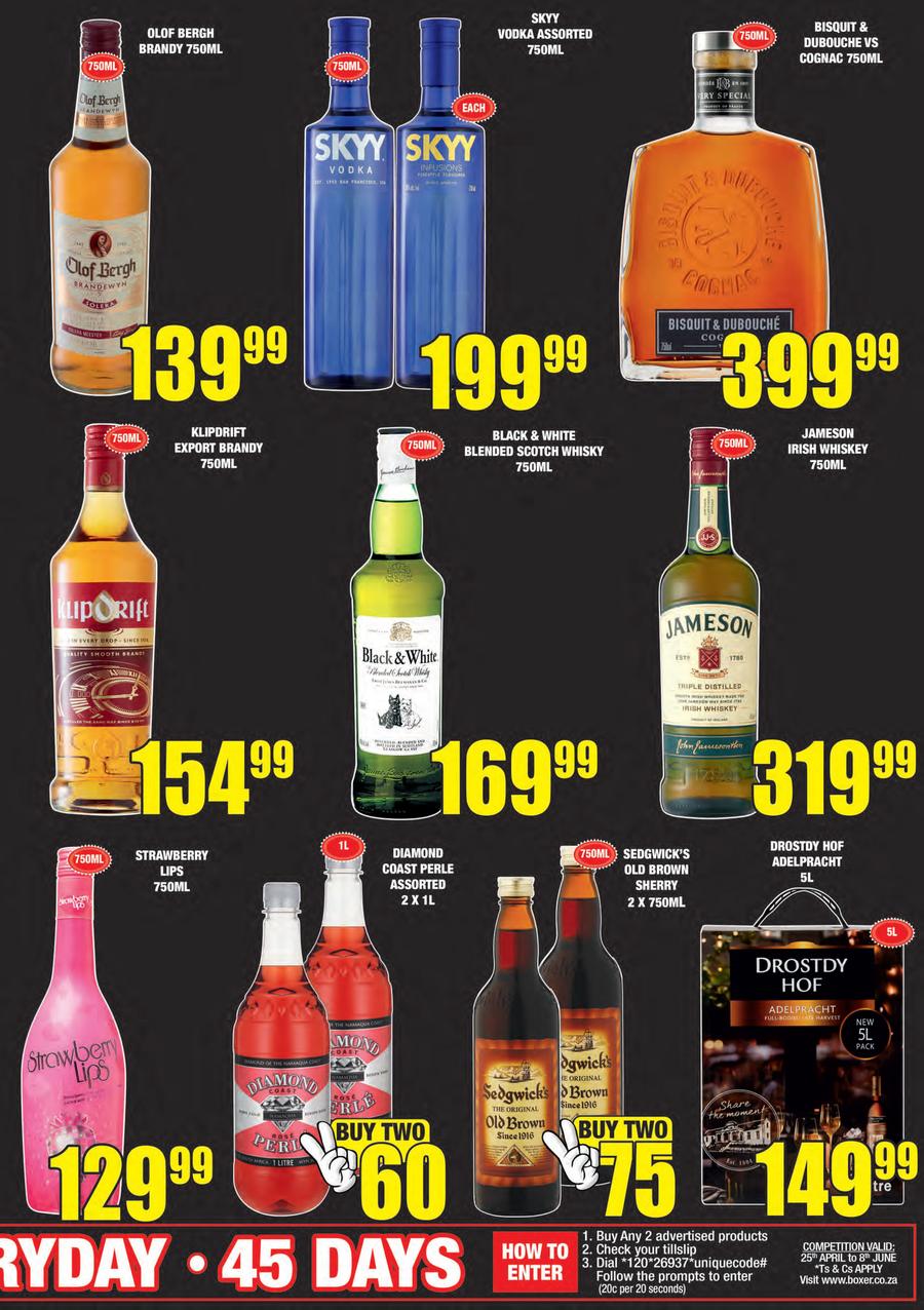 Boxer Super Store Free State & North West : Liquor (23 May - 08 June ...