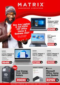 Matrix Warehouse Computers (23 February - 01 March 2023) — www.guzzle.co.za