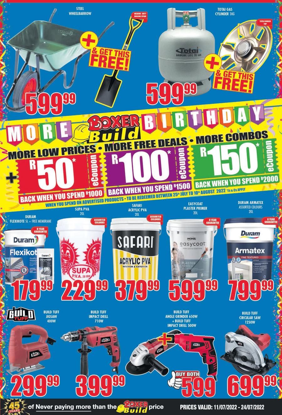 Boxer Build Eastern Cape : More Boxer Build Birthday (11 July - 24 July ...