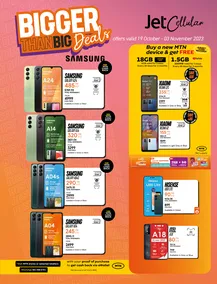 Jet Cellular : Bigger Than Big Deals (19 October - 03 November 2023 ...