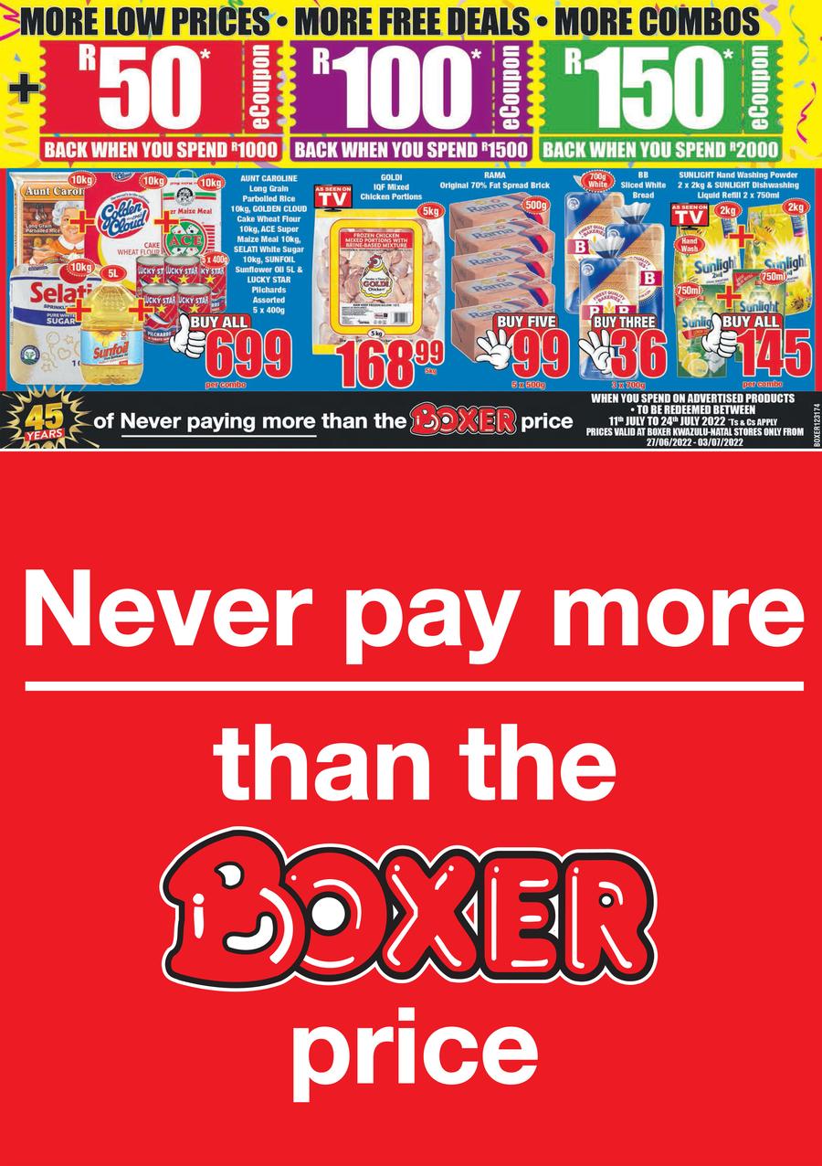 Boxer Super Stores KwaZulu-Natal : Never Pay More Than The Boxer Price ...