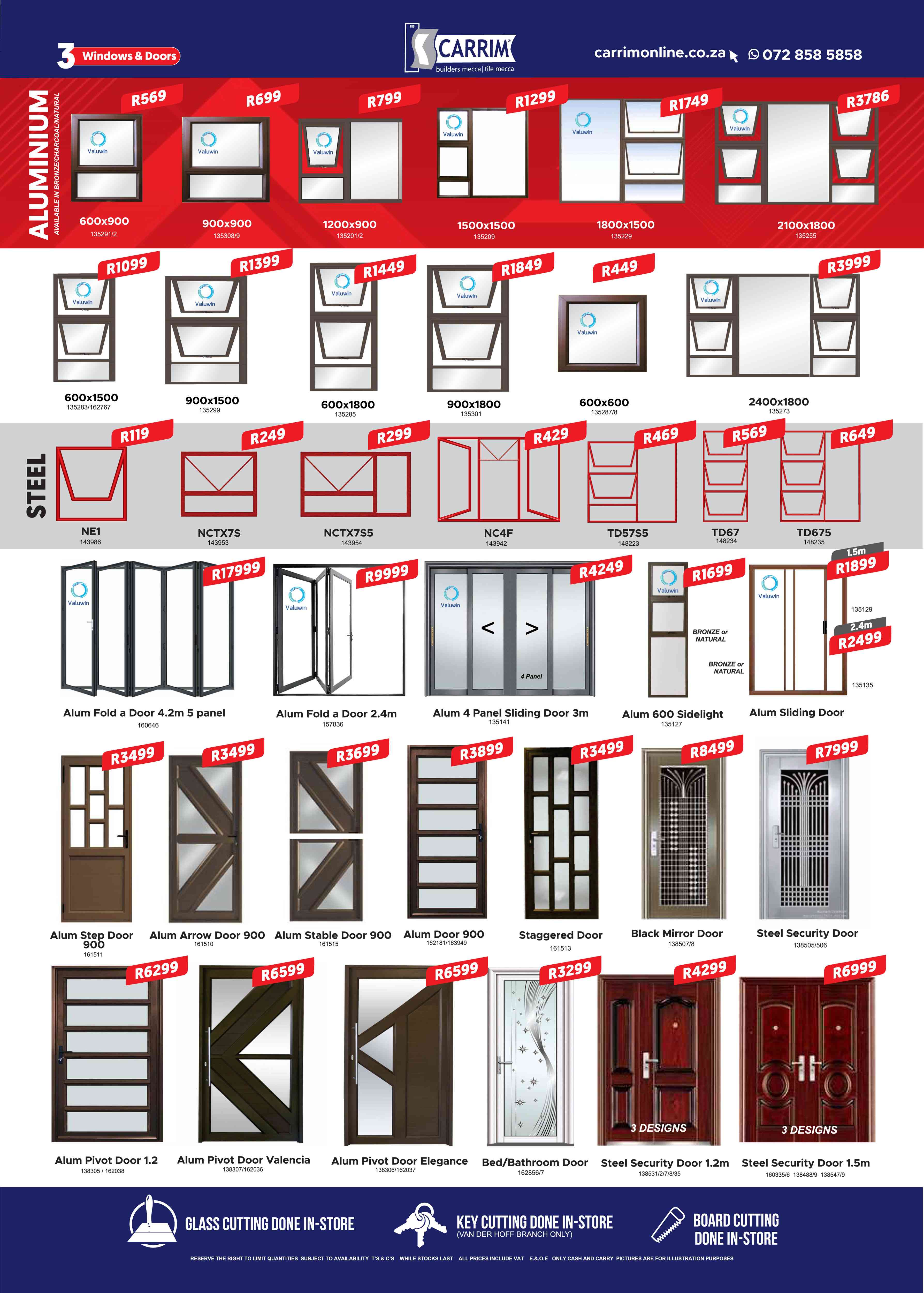 Special Steel Window NC4F — www.guzzle.co.za