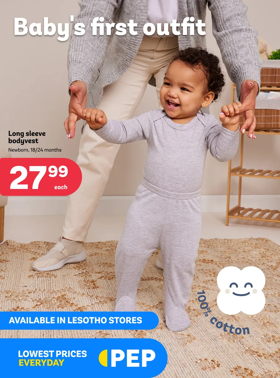 PEP Lesotho : Baby's First Outfit (25 September - 24 October 2024 ...