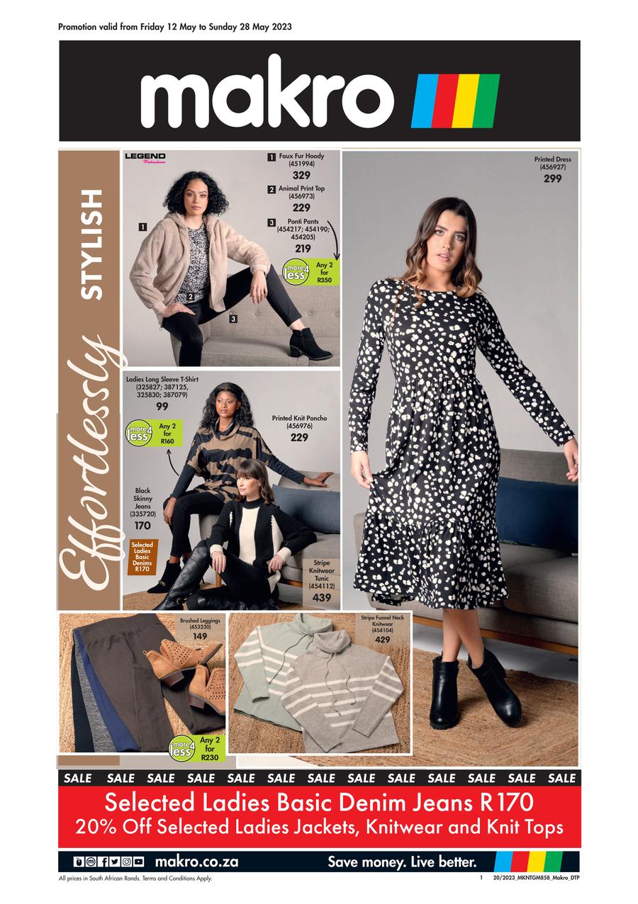 Makro : Effortlessly Stylish (12 May - 28 May 2023) — m.guzzle.co.za