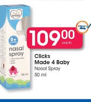 Nasal Spray For Babies At Clicks / Special Clicks Made 4 Baby Nasal ...