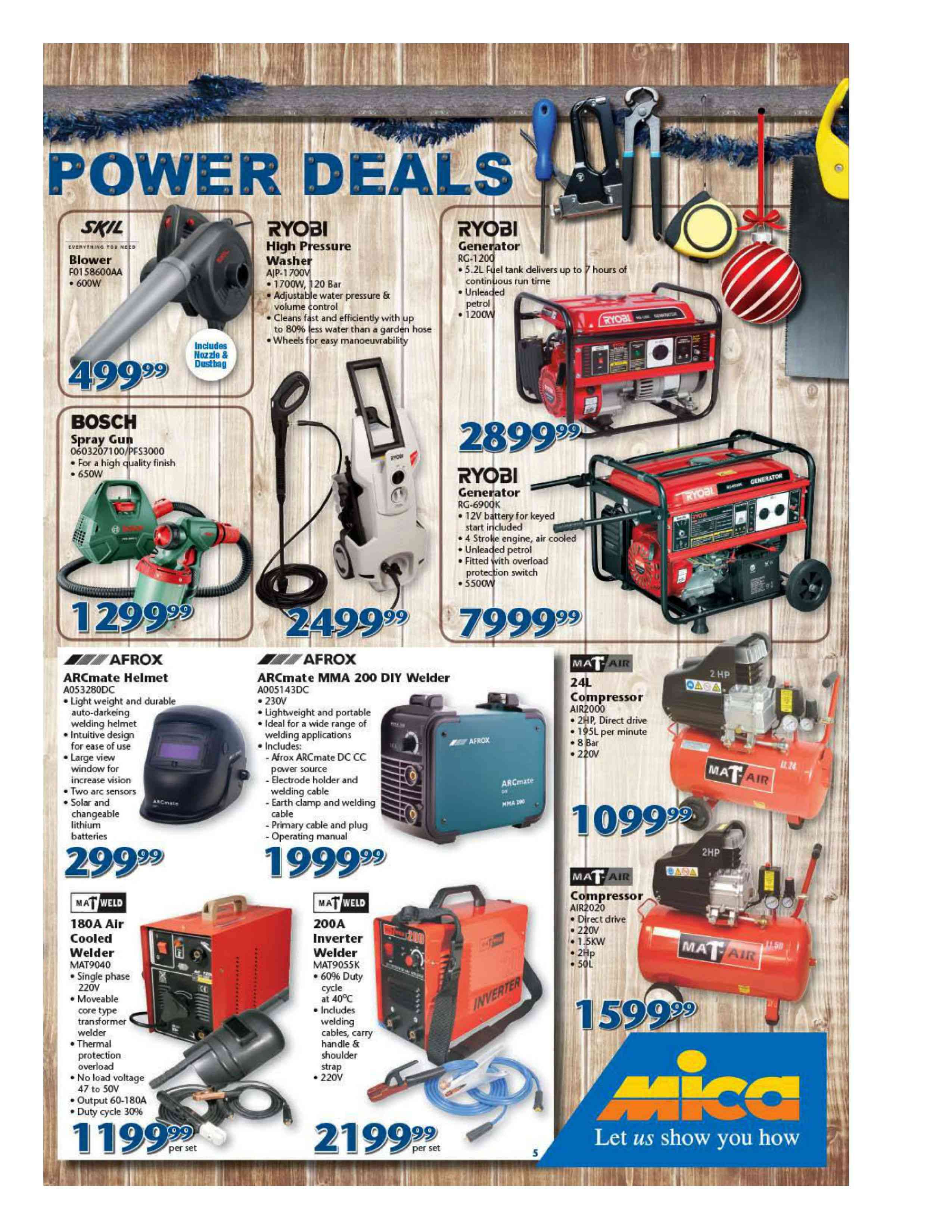 Special Afrox ARC Mate MMA 200 DIY Welder A005143DC — www.guzzle.co.za