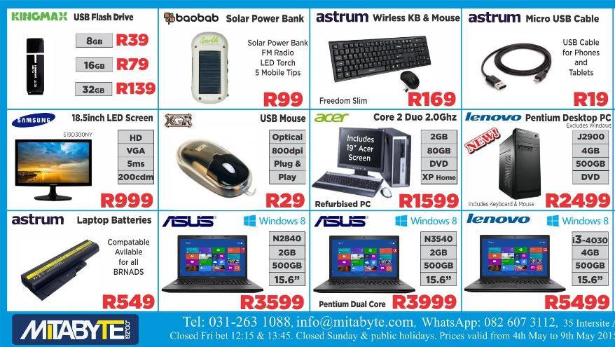 Mitabyte (04 May - 09 May 2015) — m.guzzle.co.za