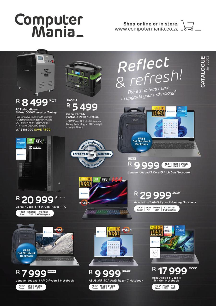 Computer Mania : Reflect & Refresh (01 June - 30 June 2023) — m.guzzle ...