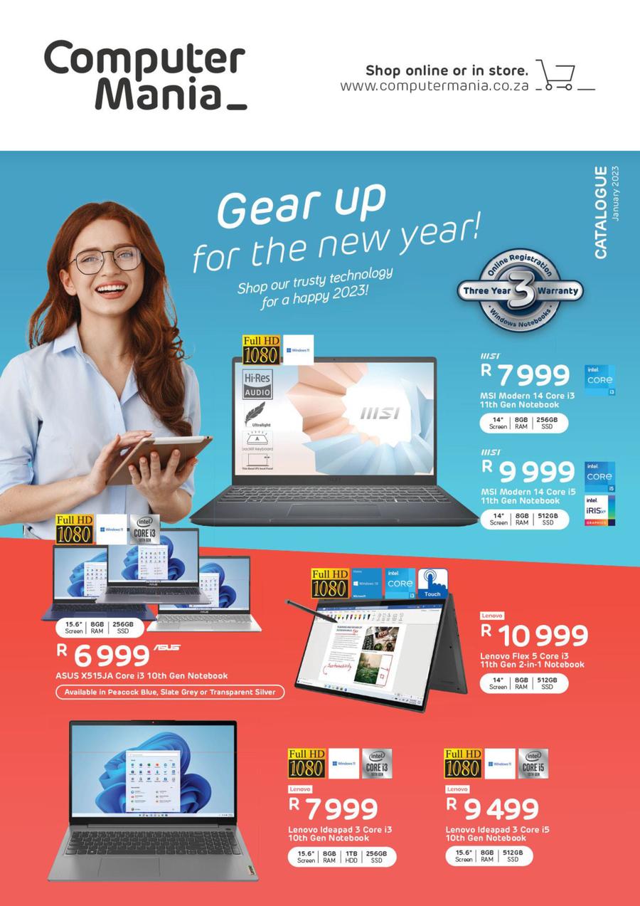 Computer Mania : Gear Up For The New Year! (01 January - 31 January ...