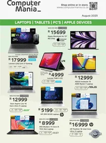 Computer Mania Specials | October 2025 Latest Catalogues | Guzzle