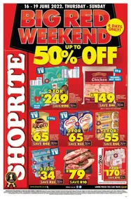 Shoprite Northern Cape & Free State : Big Red Weekend (16 June - 19 ...