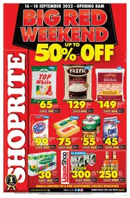 Shoprite Northern Cape & Free State : Big Red Weekend (16 September ...