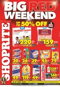 Shoprite Northern Cape & Free State : Big Red Weekend (15 September ...