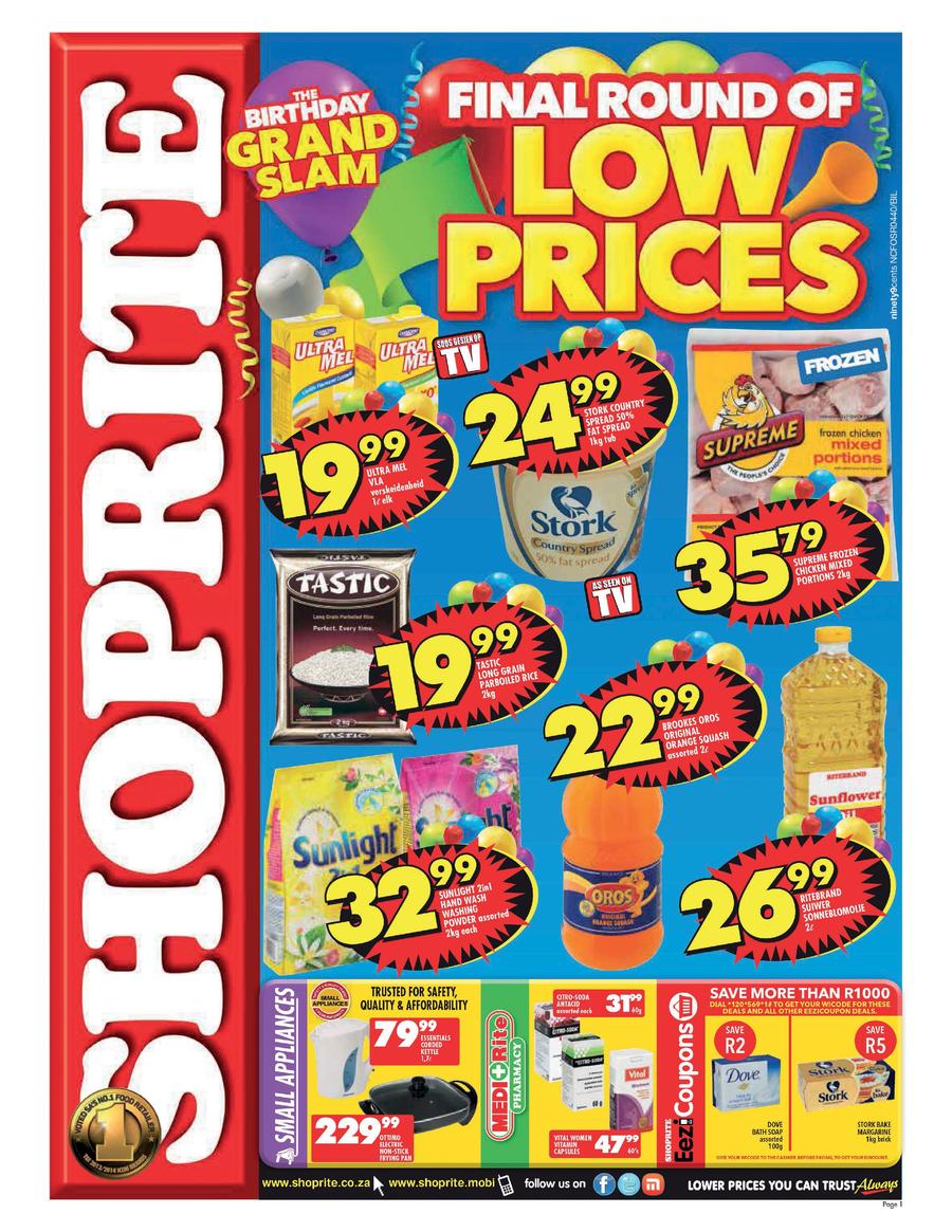 Shoprite Free State : Final Round Of Low Prices ( 27 Aug - 07 Sep 2014 ...