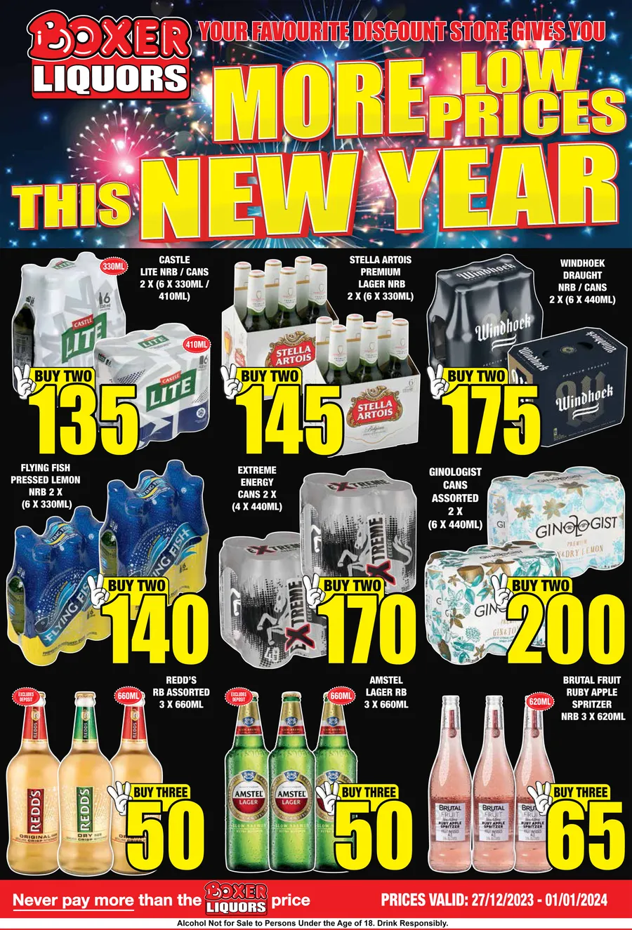 Boxer Liquor KwaZulu-Natal : More Low Prices This New Year (27 December ...