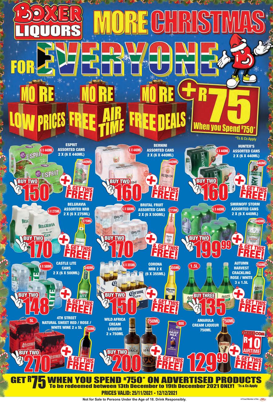 Boxer Super Store Mpumalanga & Limpopo : Liquors (25 November - 12 ...