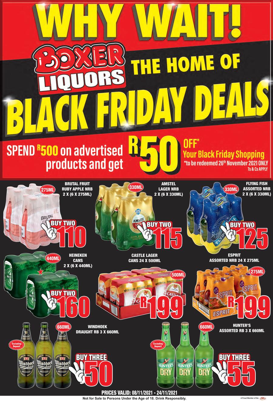 Boxer Super Store Free State & North West : Black Friday Liquor Deals ...