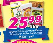 Special Shaya/Tafelberg/Magnifisan/Lion Super Maize Meal-12.5Kg Each ...