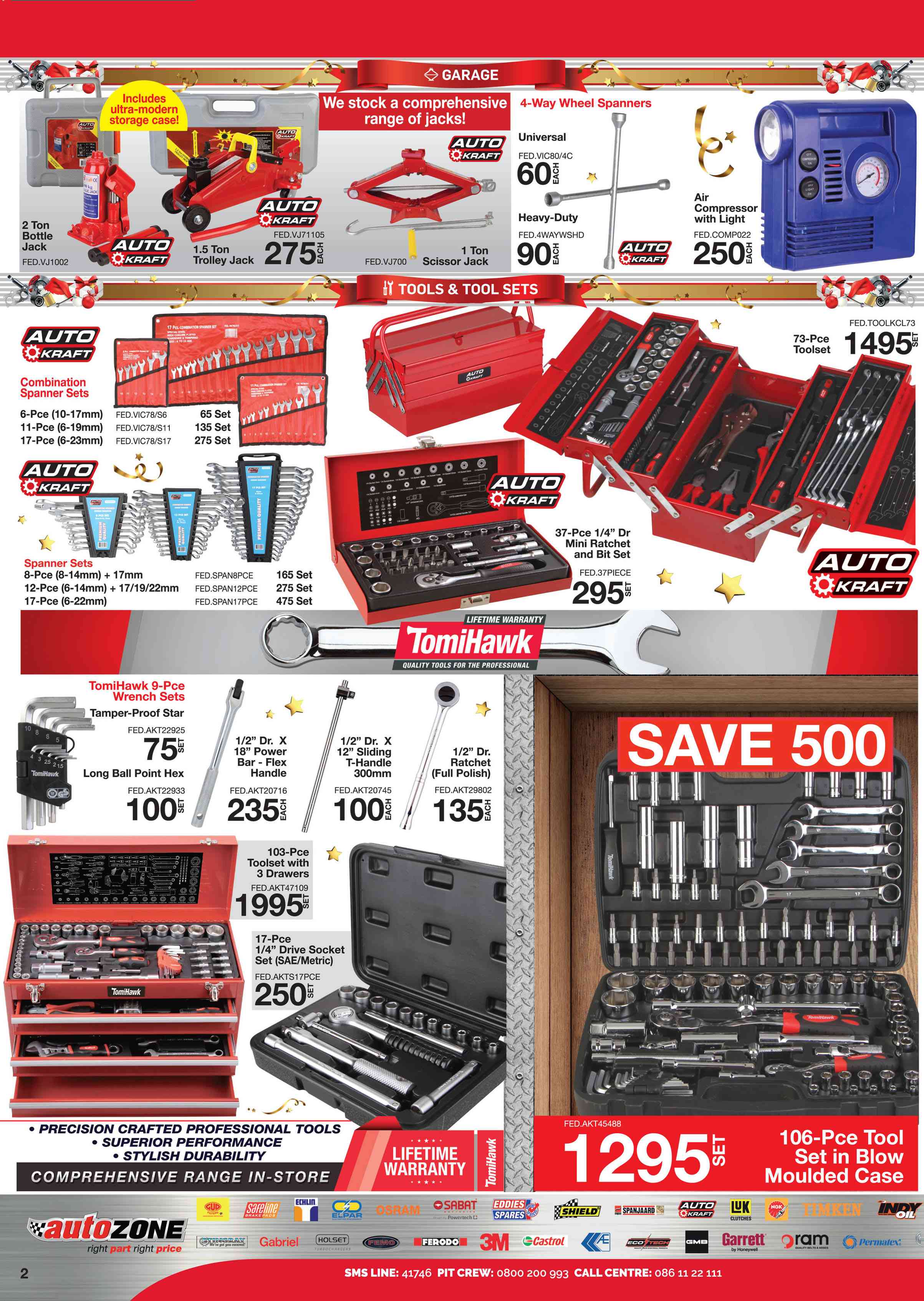 Special Tomihawk 103 Pcs Toolset With 3 Drawers-Per Set — www.guzzle.co.za