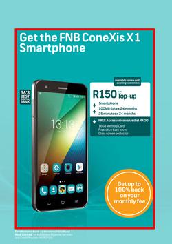 Special FNB ConeXis X1 Smartphone — www.guzzle.co.za