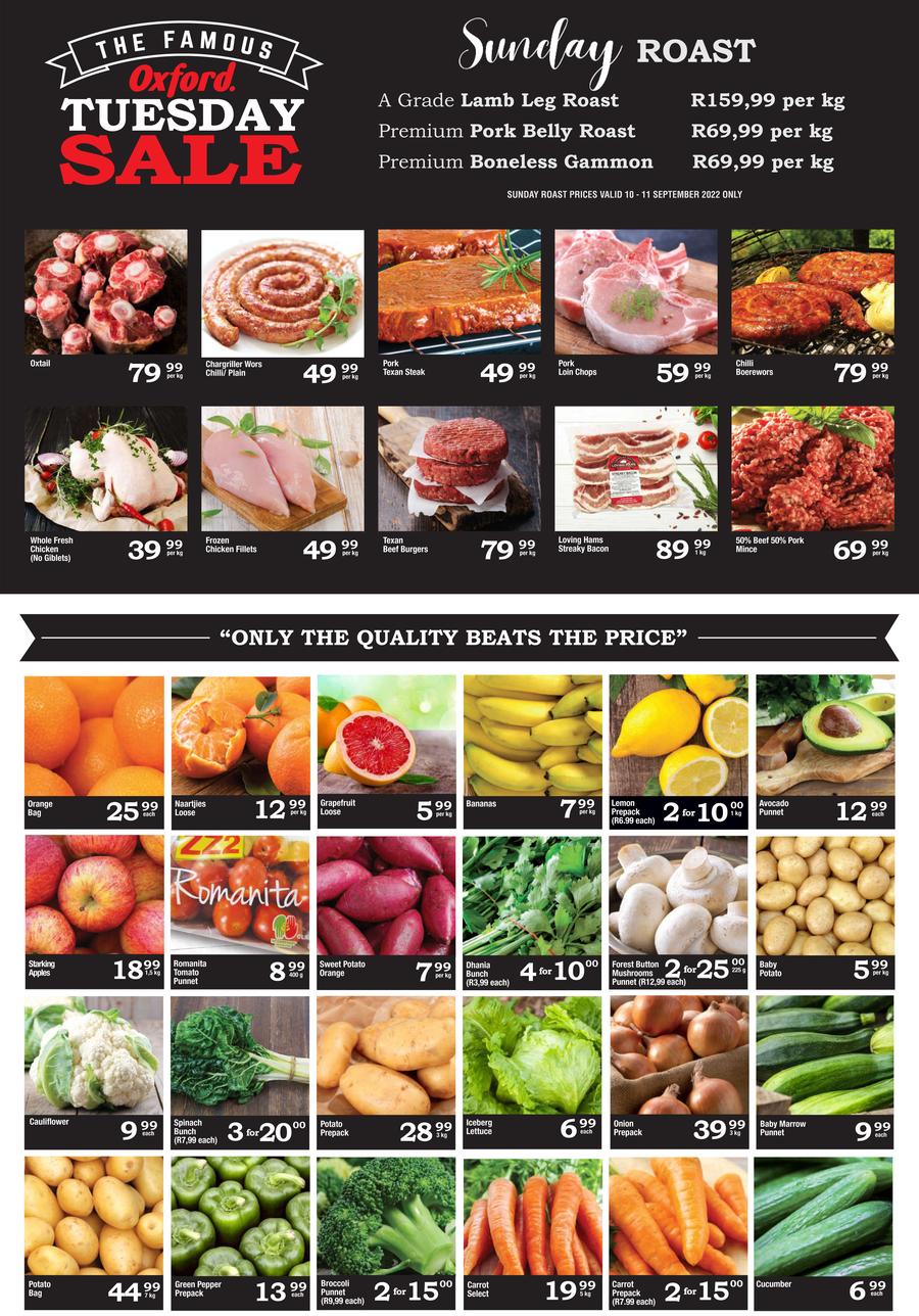 Oxford Fresh Market : Tuesday Sale (6 September 2022 Only) — www.guzzle ...