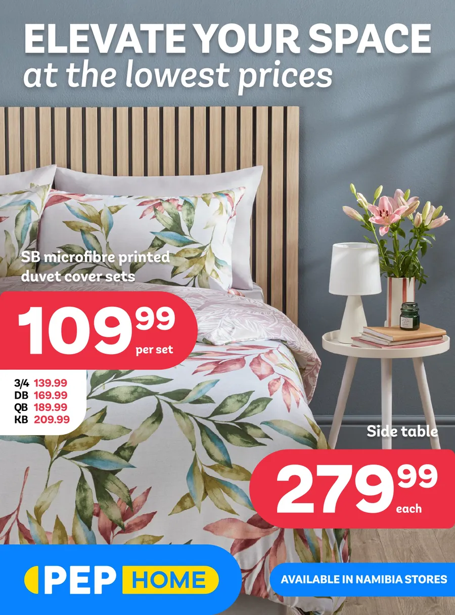 PEP Home Namibia : Elevate Your Space At The Lowest Prices (26 July ...