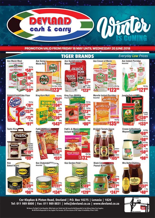 Devland Cash And Carry (18 May - 20 Jun 2018) — m.guzzle.co.za