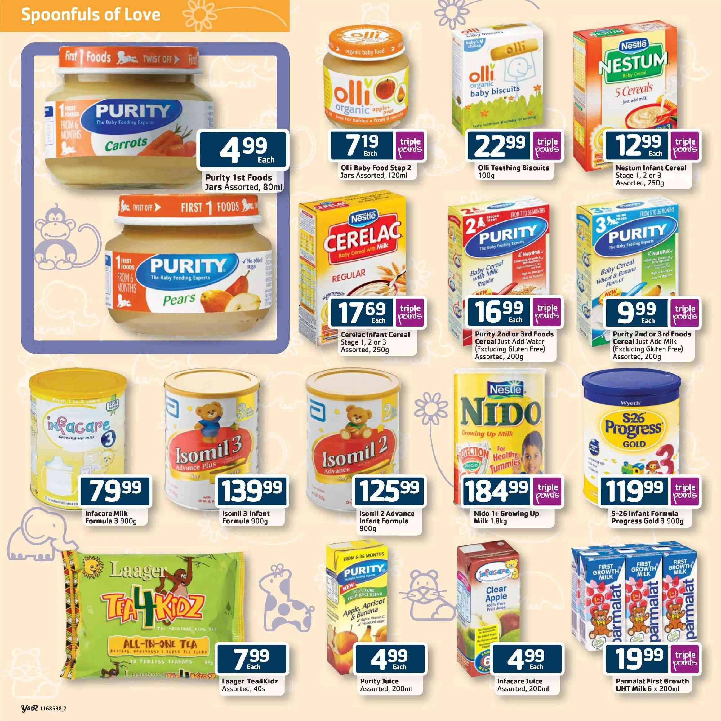 Special Parmalat First Growth UHT Milk -6x200ml — www.guzzle.co.za