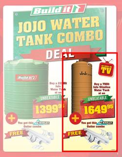 Special Jojo Slimline Water Tank - 750 Ltr — www.guzzle.co.za