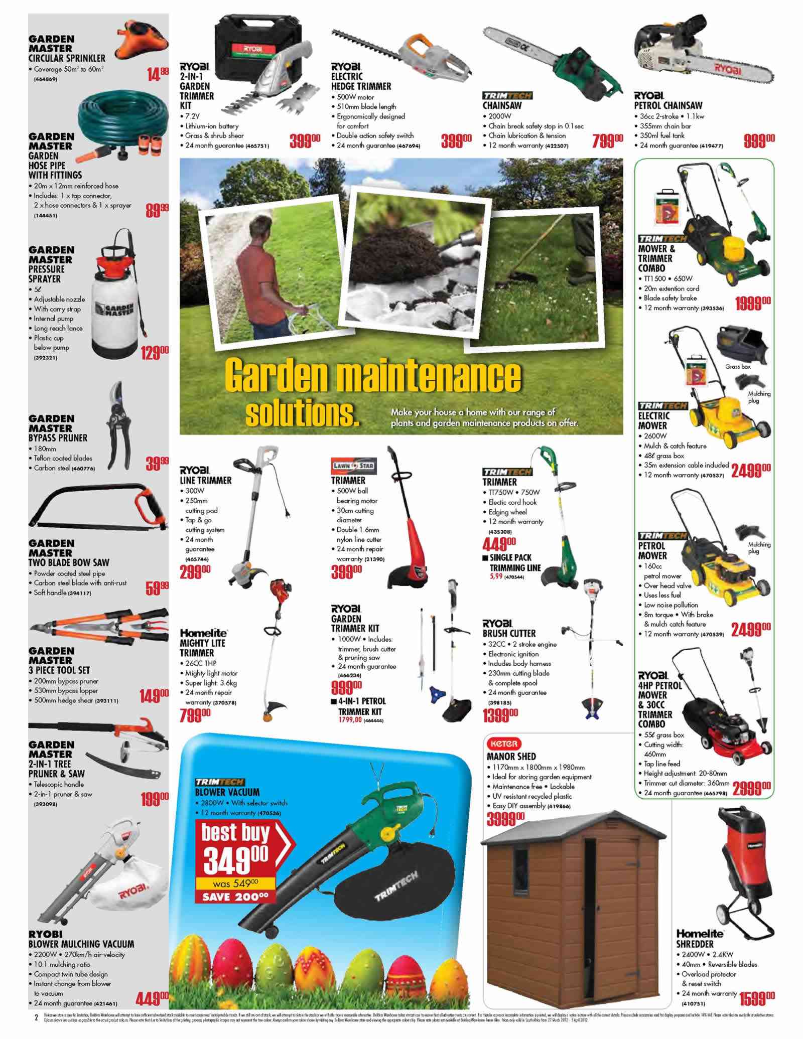 Special TrimTech Chainsaw-2000W — www.guzzle.co.za