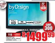 Special byD:sign 22" (56cm) LCD TV (STY0222) — www.guzzle.co.za