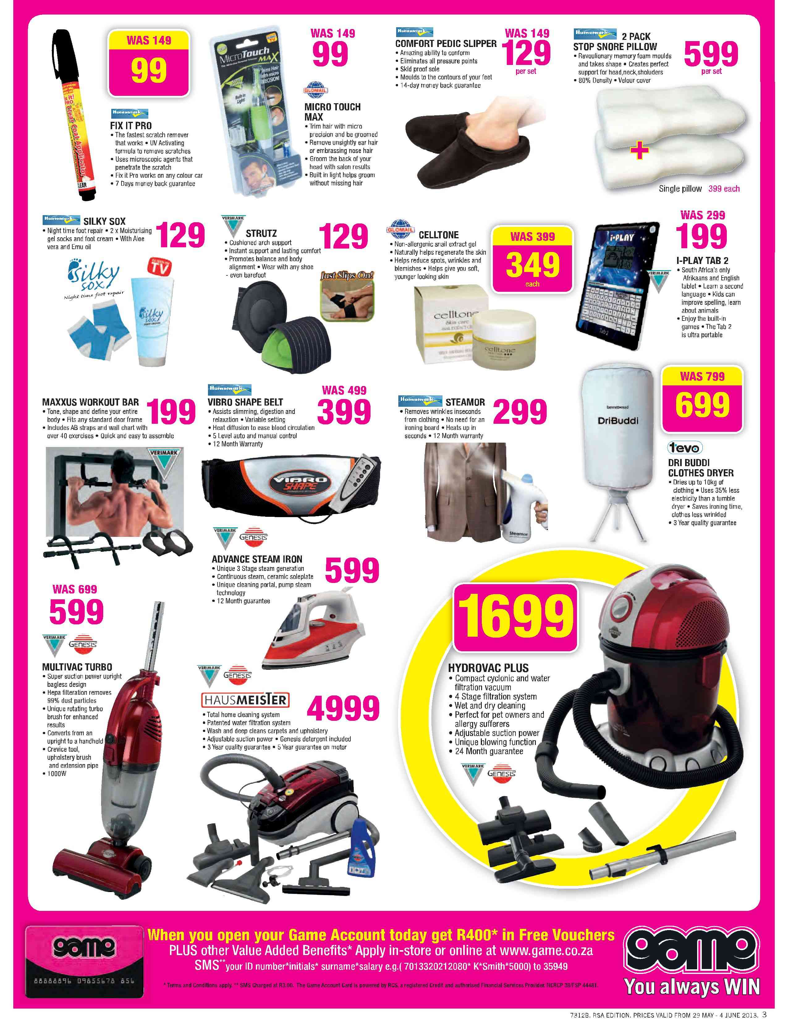 Special Homemark Steamor — www.guzzle.co.za