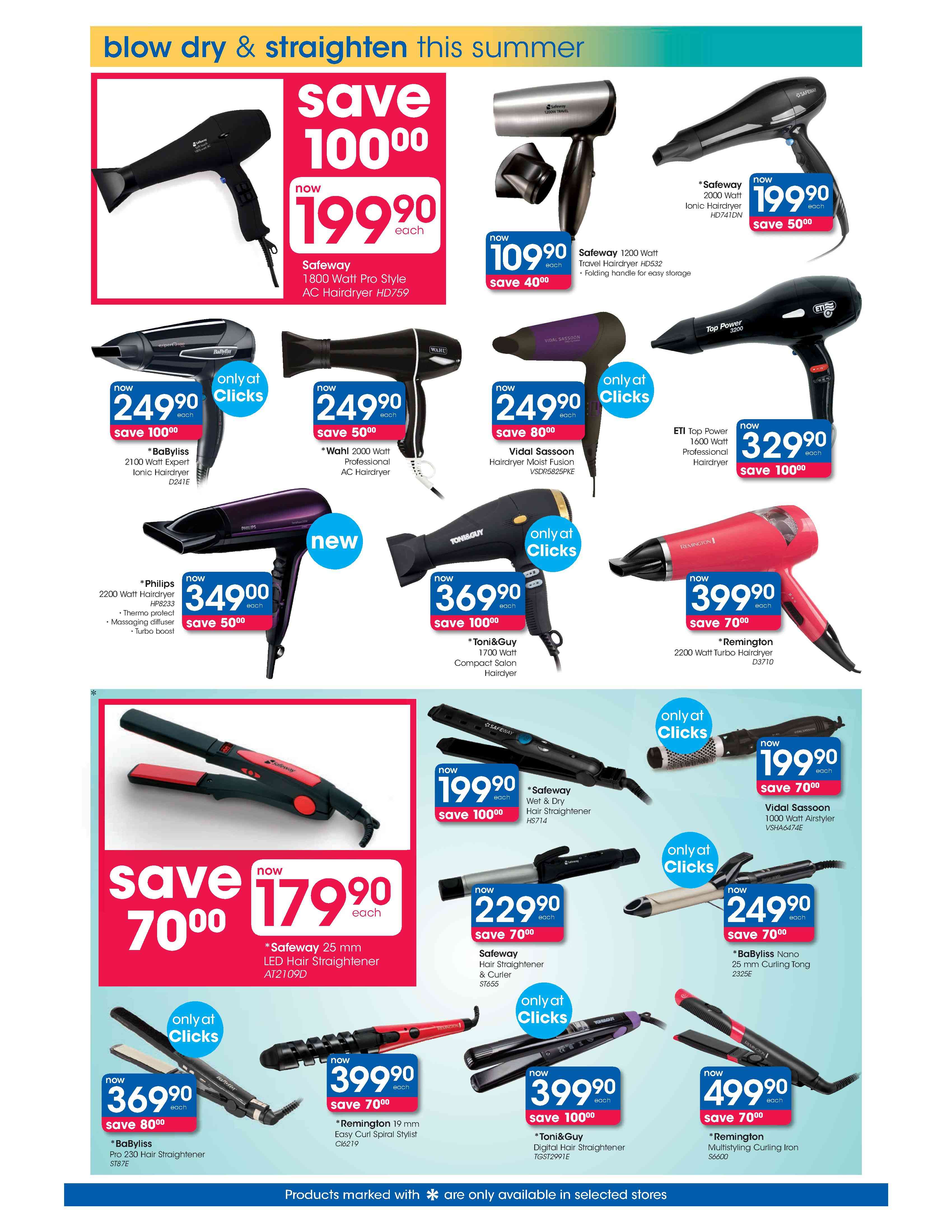 Special Safeway Wet & Dry Hair Straightener(HS714)-Each — www.guzzle.co.za