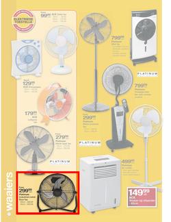Special Platinum Industrial Metal Floor Fan - 45cm Each — www.guzzle.co.za