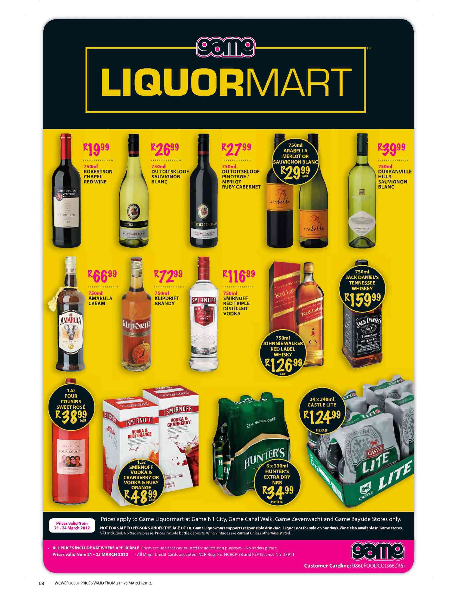 Special Castle Lite-24 x 340ml Per Case — www.guzzle.co.za