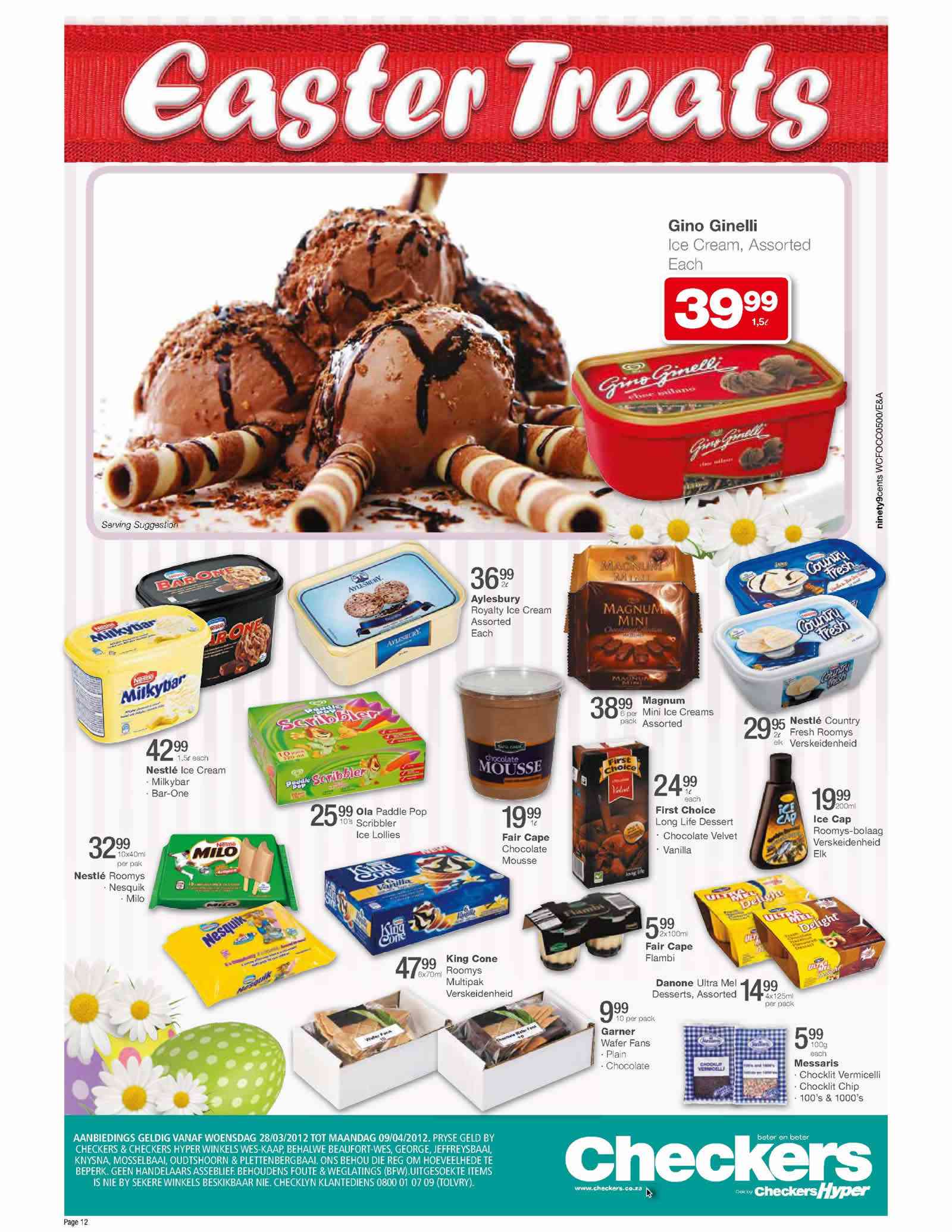 Special Gino Ginelli Ice Cream Assorted-1.5L Each — www.guzzle.co.za