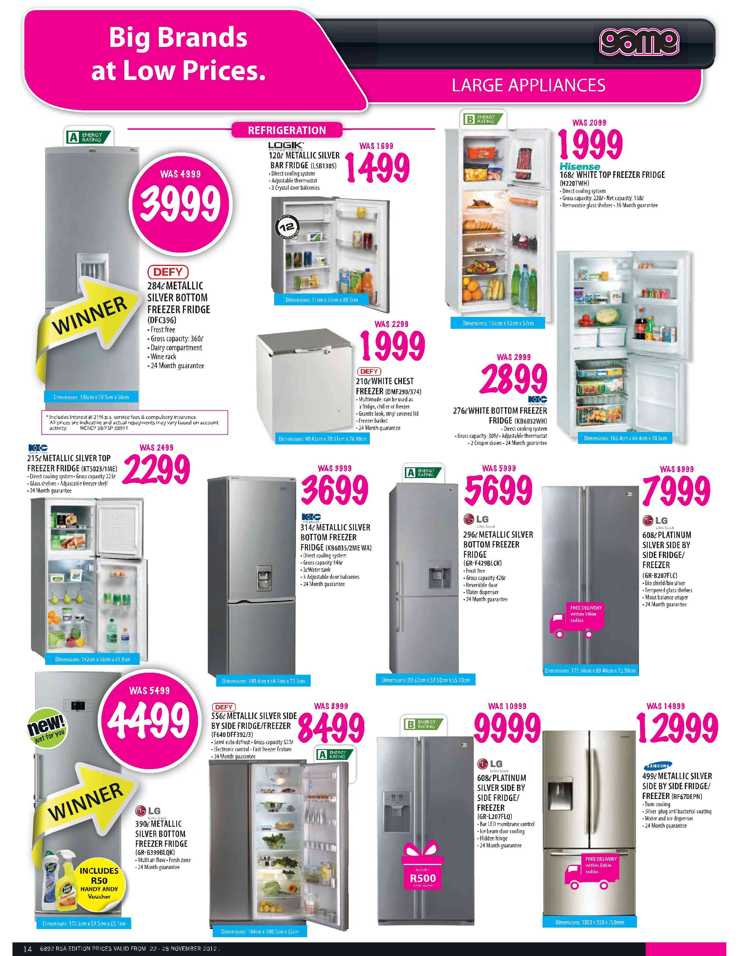 Special Defy White Chest Freezer (DMF290/374) - 210 Ltr — www.guzzle.co.za