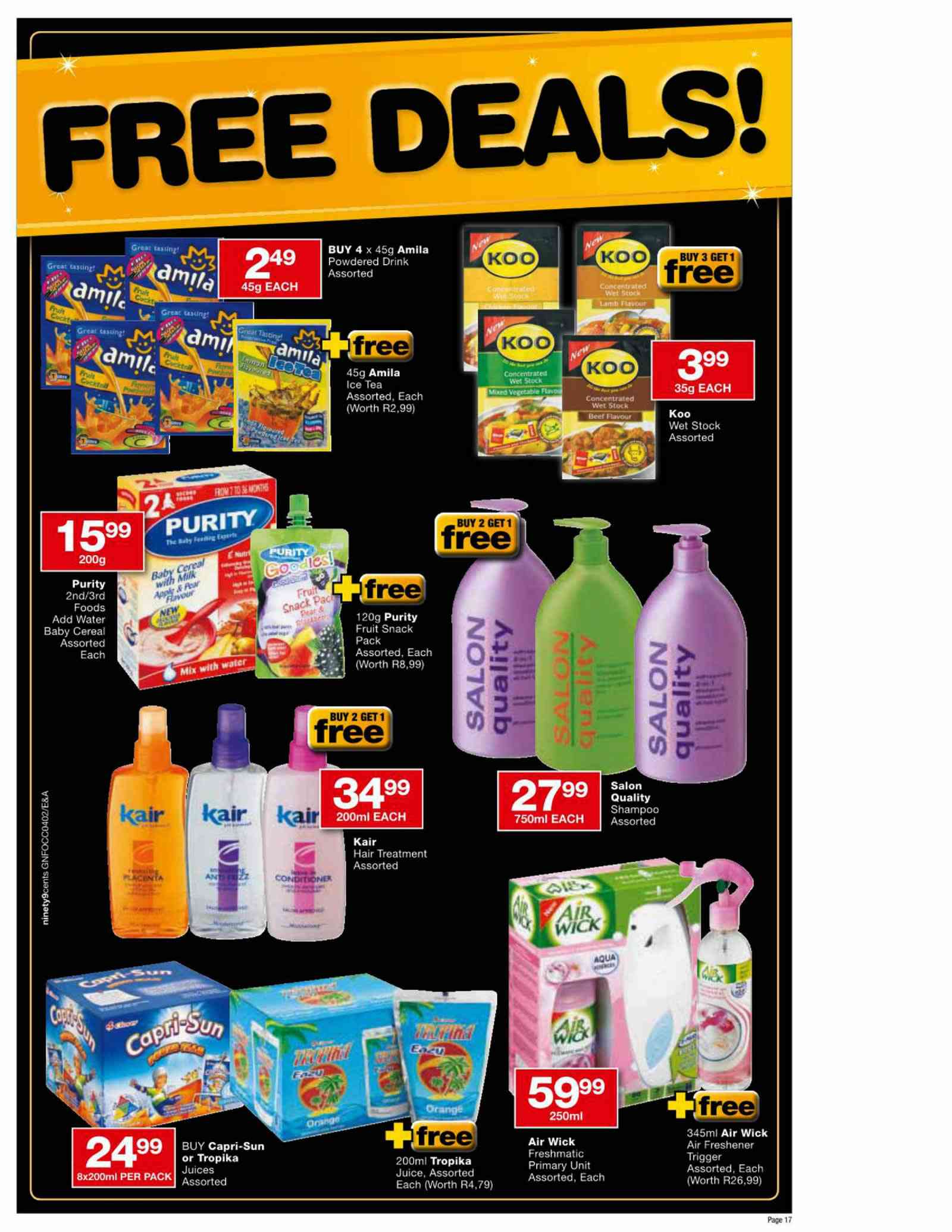 Special Amila Powdered Drink Assorted-45g Each — www.guzzle.co.za