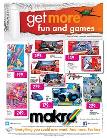 Makro : Get More Fun and Games (17 Sep - 6 Oct 2013) — www.guzzle.co.za