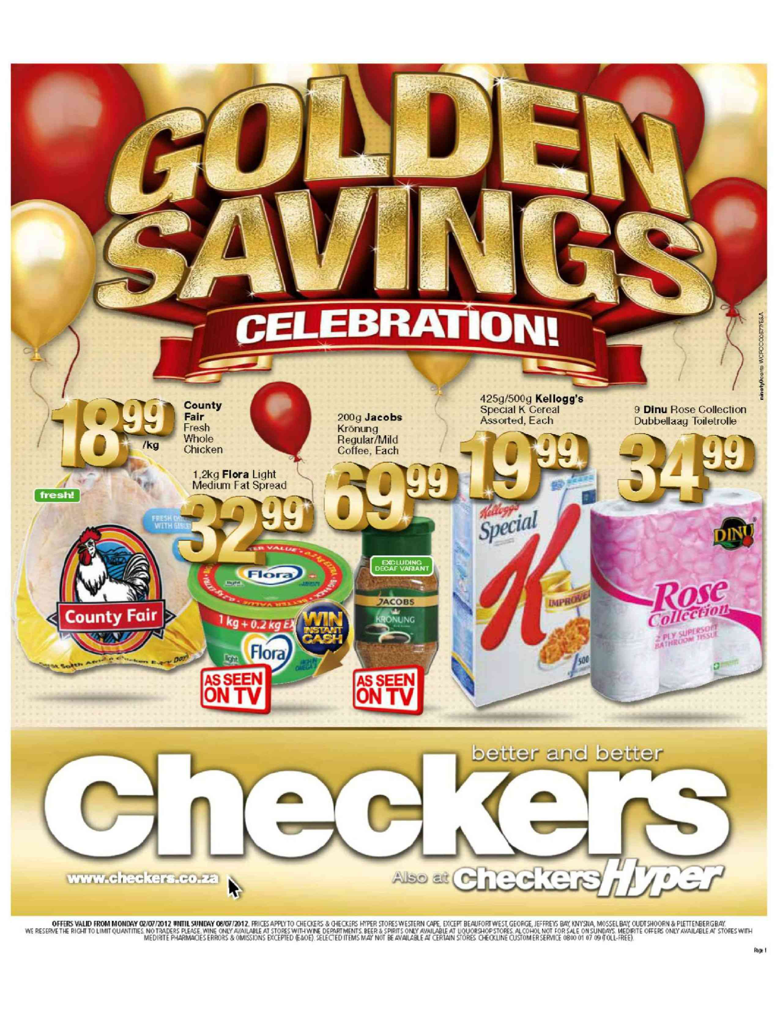 Special County Fair Fresh Whole Chicken-per kg — www.guzzle.co.za